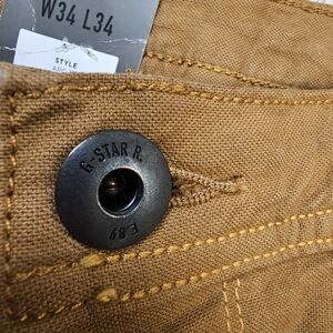 G-Star | Jeans | Gstar Raw Arc 3d Jeans Worn In Oxide Ocre Gd Button ...